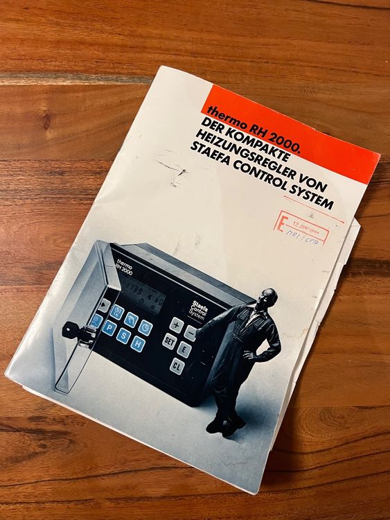 Heizungsregler / Thermo RH 2000 E / Staefa Control System (Gebraucht ...