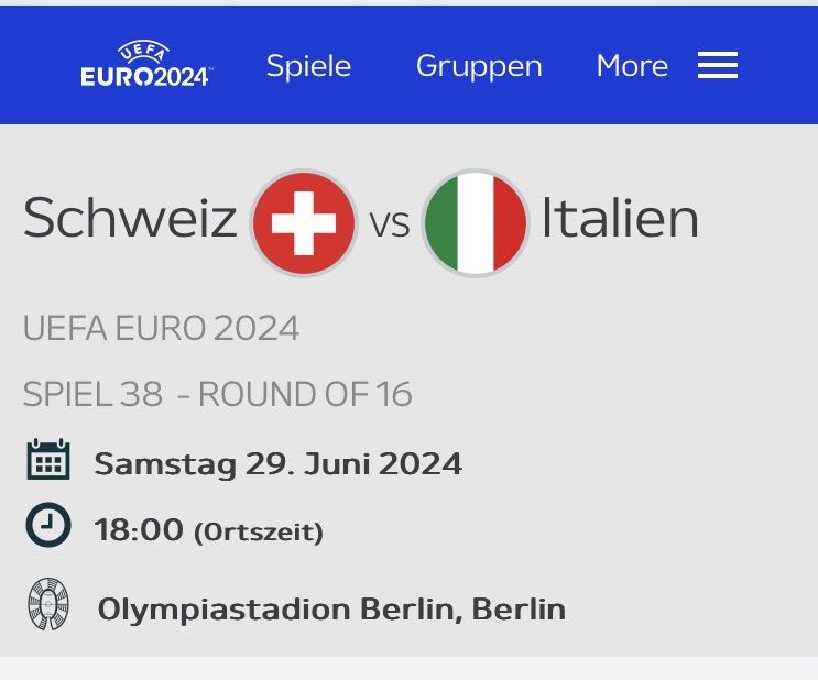 Schweiz Italien Tickets