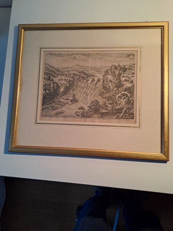 Merian-Stich vom Rheinfall (Gebraucht) in Basel für CHF 60 – mit ...