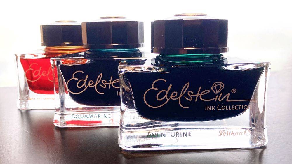 Tinte Ink für Füller Pelikan Edelstein Linie 3 Farben (Gebraucht) in ...