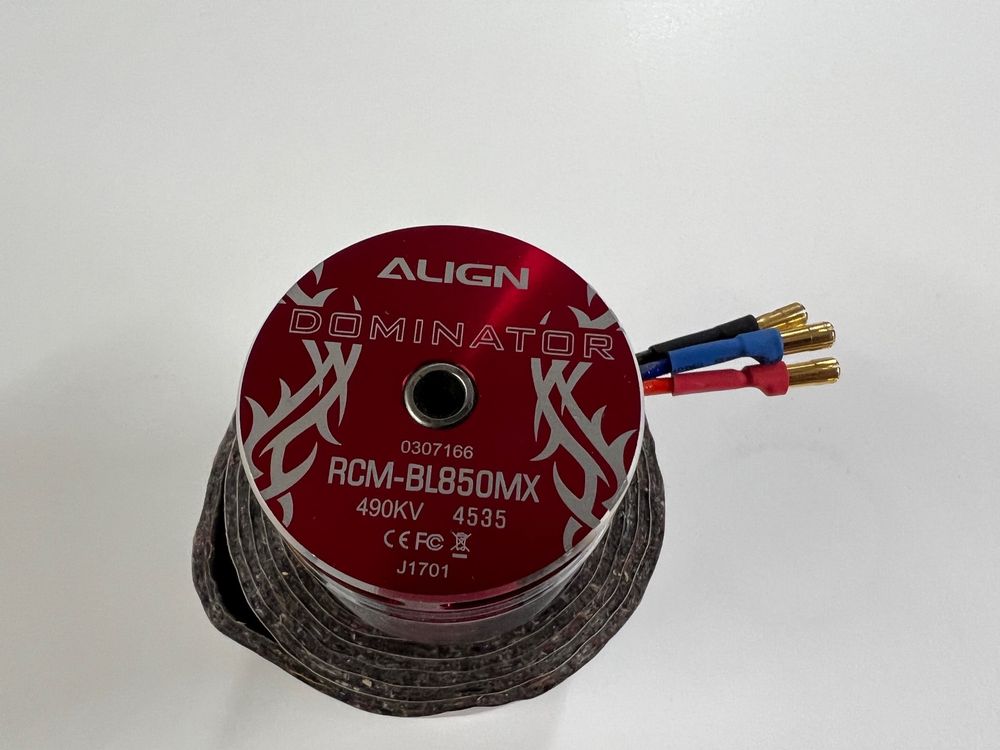 Neuwertige Motor Align RSM-BL850MX 490KV Dominator (Neu (gemäss ...