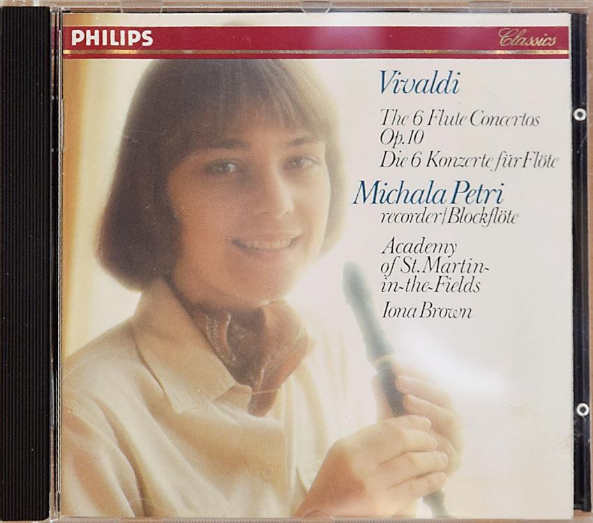 ANTONIO VIVALDI - Konzerte für Blockflöte - Michala Petri (Usato) a ...