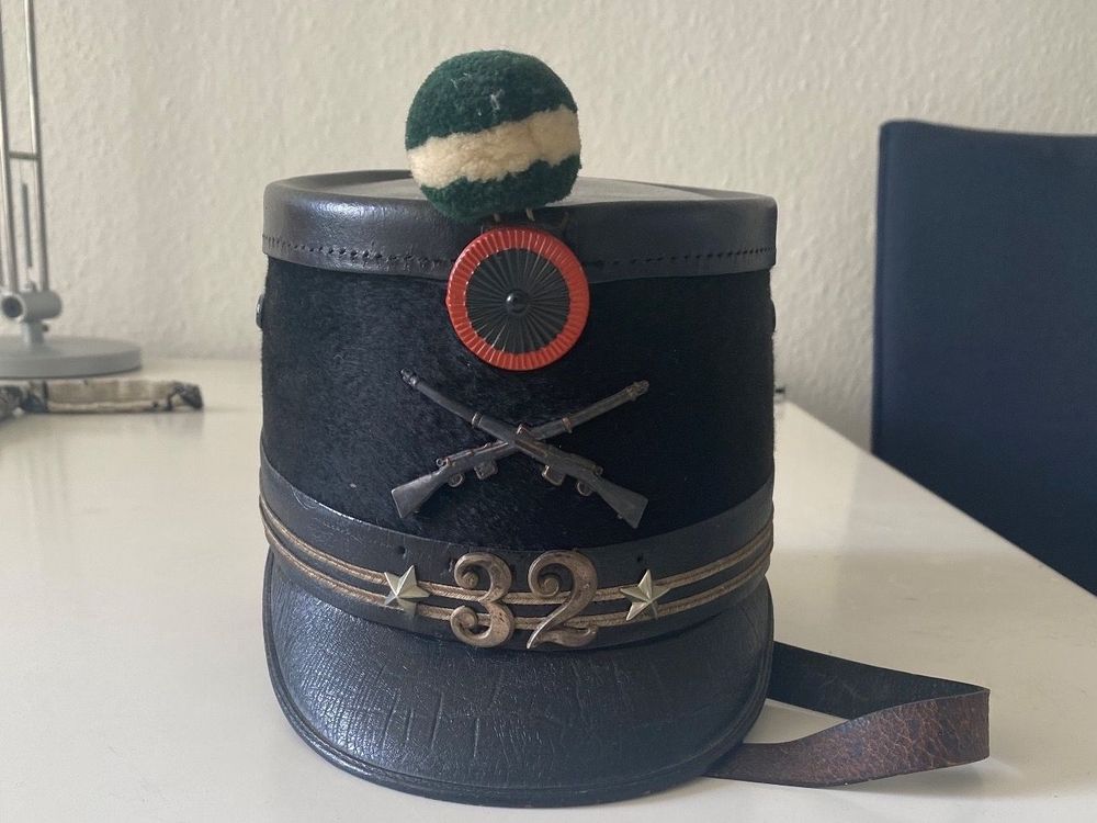 Tschako Landsturm Infanterie Bataillon Nr. 32 Aargau | Kaufen auf Ricardo