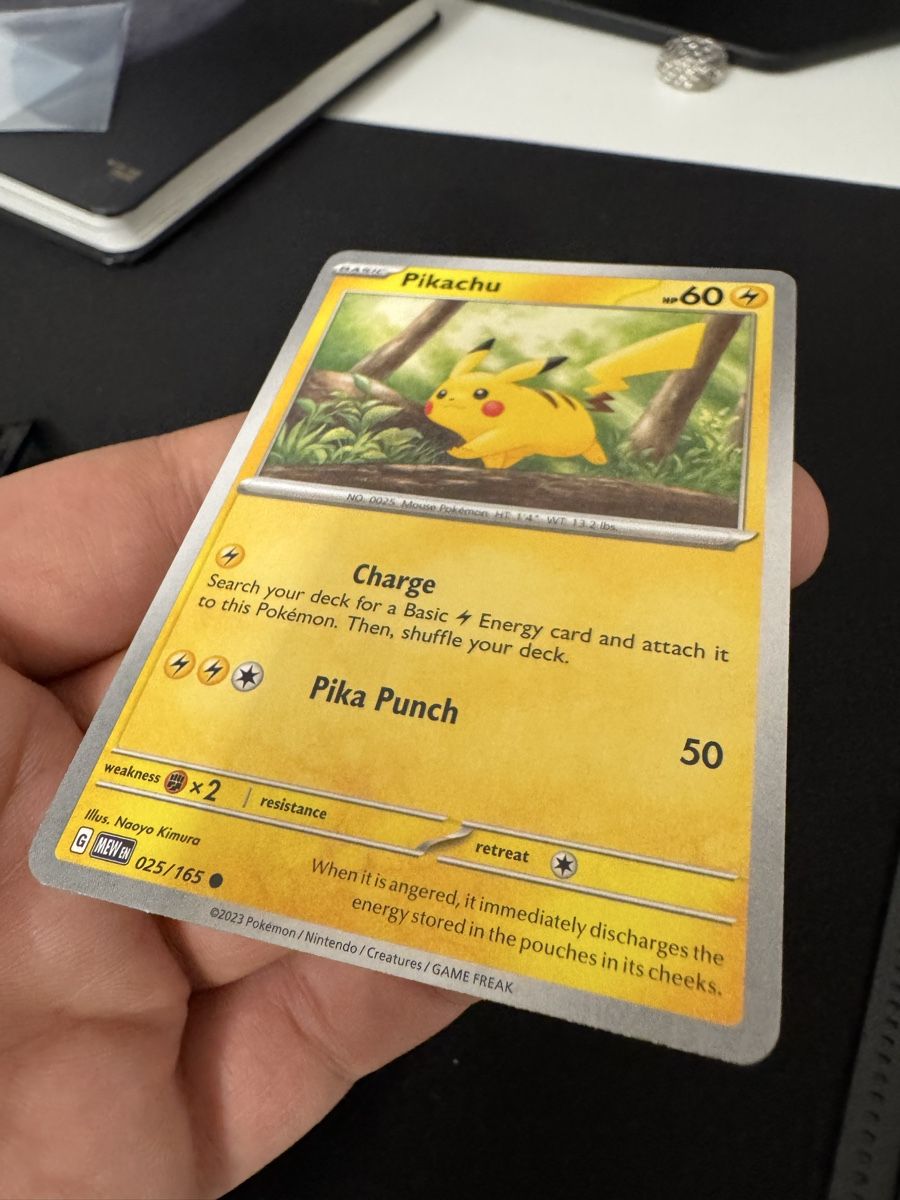 Pikachu 25/165 – Common – Pokémon TCG 151 – Scarlet & Violet (Neu ...