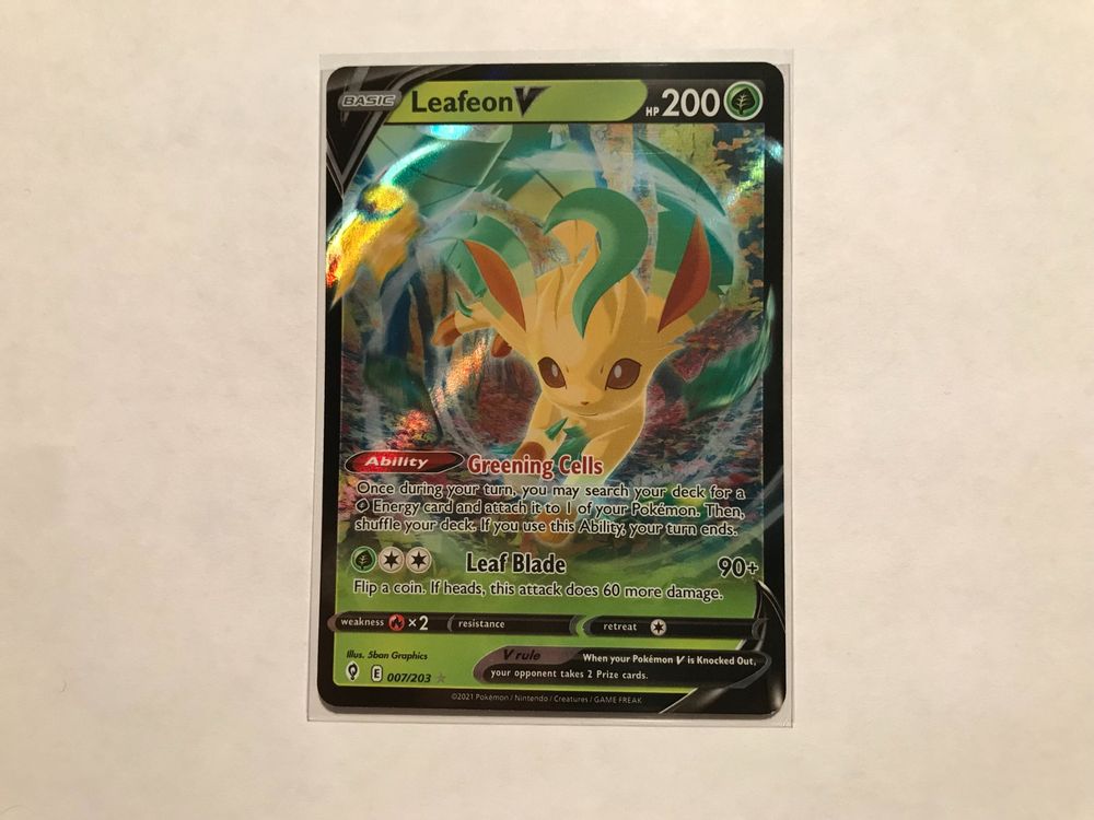 Leafeon V Evolving Skies EN (Gebraucht) in Hagendorn für CHF 6.9 – mit ...
