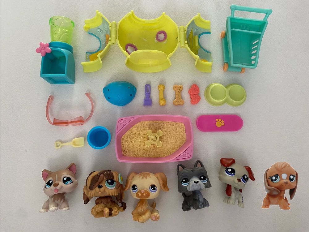LPS Littlest Pet Shop Figuren Set mit Zubehör (Gebraucht) in ...