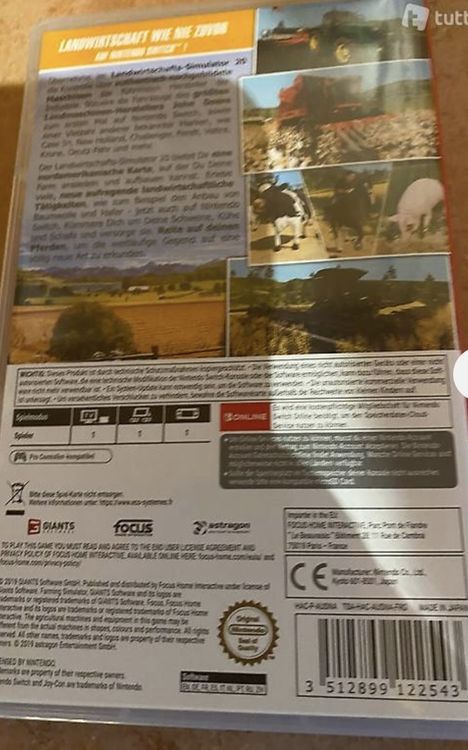 Landwirtschafts Simulator Nintendo Switch Spiel Kaufen Auf Ricardo