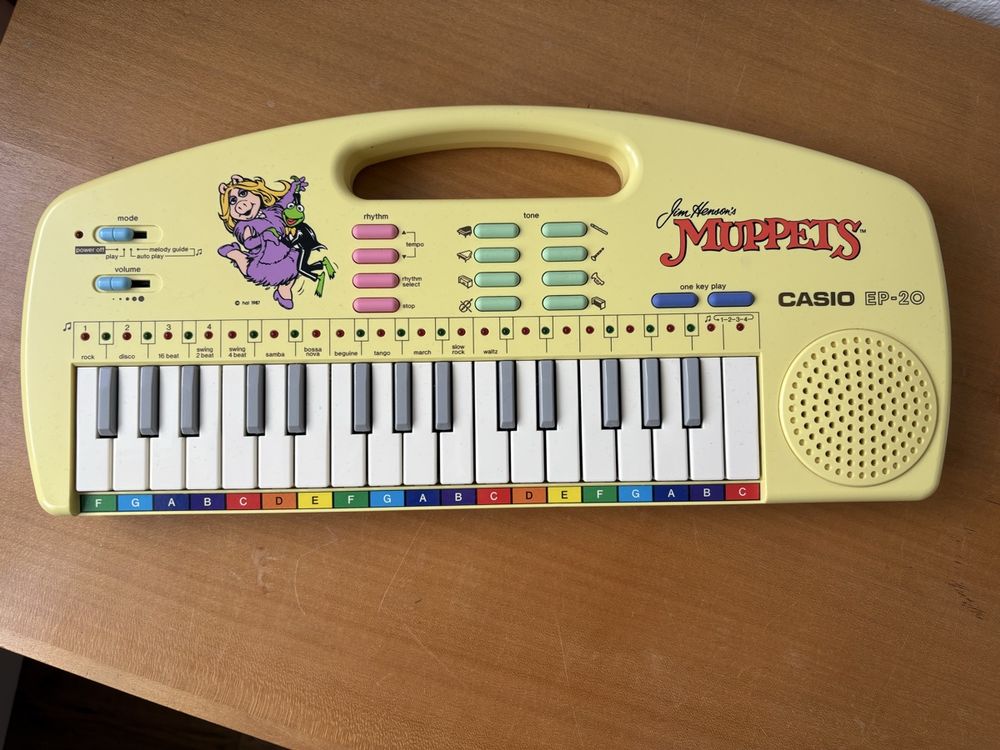 Muppets Casio Kinder Keyboard EP-20 | Kaufen auf Ricardo