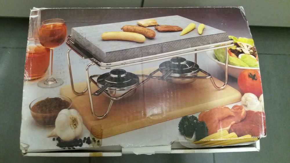 Original Stein-Grill / Tischgrill - Neuwertig im Karton! | Kaufen auf Ricardo