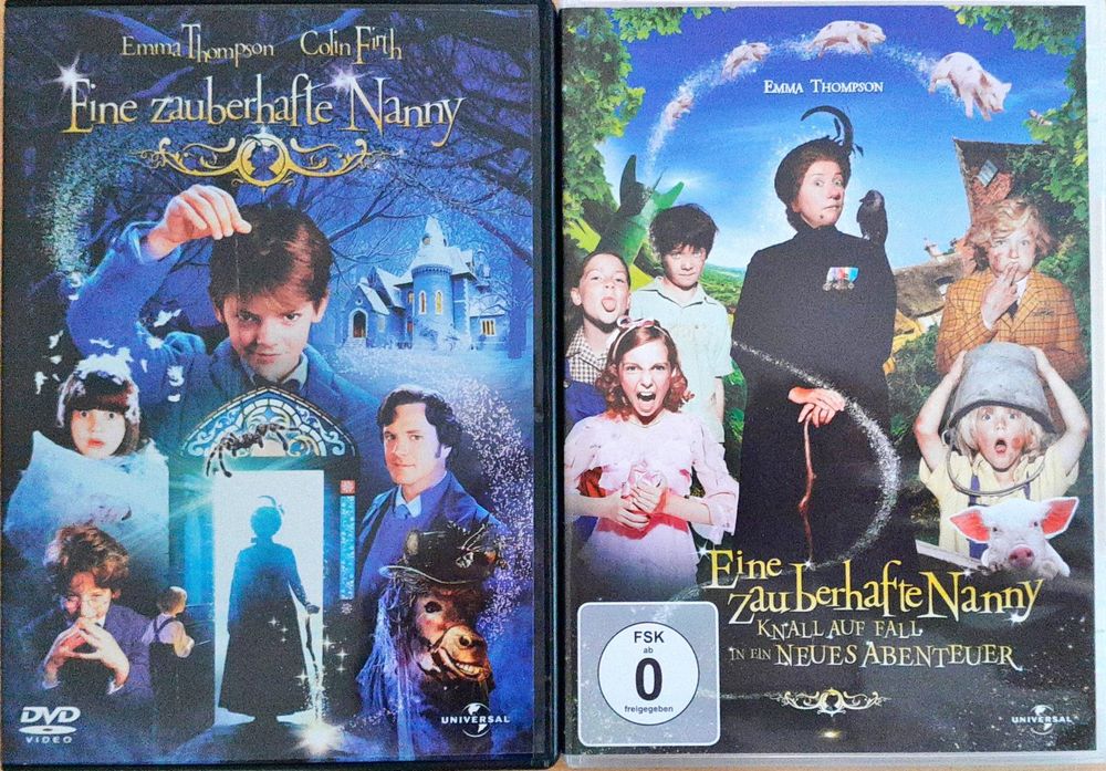 EINE ZAUBERHAFTE NANNY (2005 / 2010) 2 DVD's (Neu (gemäss Beschreibung ...