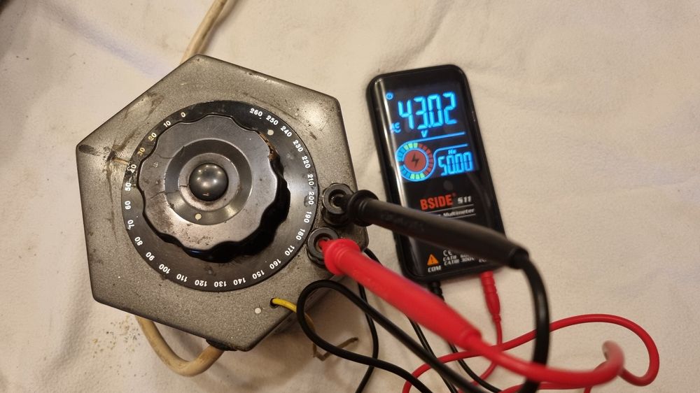 Vintage Trafo Stelltrafo Regeltransformator 0 - 260 Volt 1A (Gebraucht ...