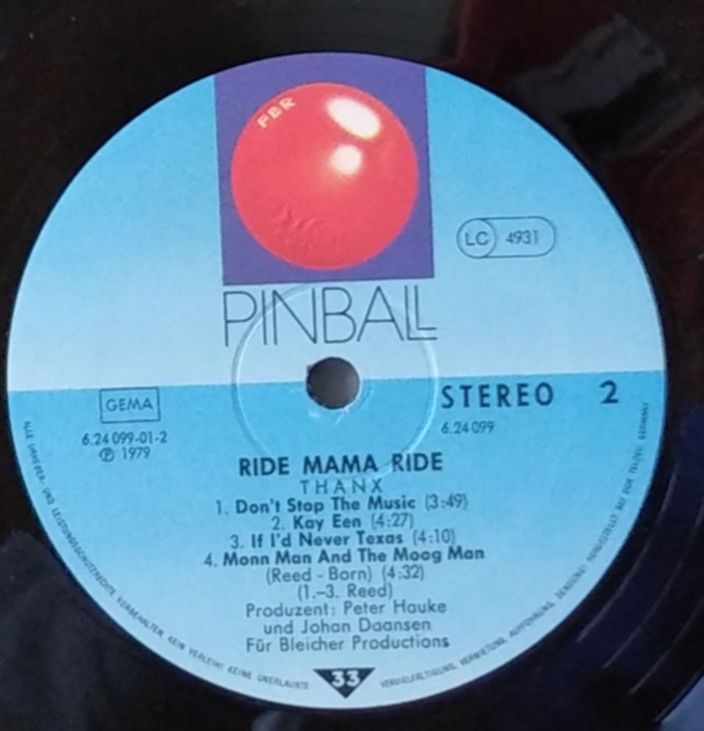 Thanx – Ride Mama Ride (LP) (Gebraucht) in Rubigen für CHF 9 – mit ...