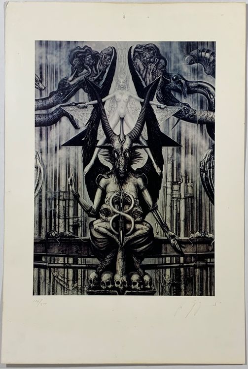 H.R. Giger (1940-2014) Lithographie Handsigniert (Gebraucht) in Root für CHF 720 – mit Lieferung ...