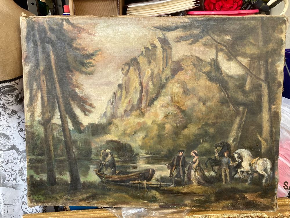 (rg) BRAUN, Oelgemälde signiert (Gebraucht) in Bern für CHF 20 – mit Lieferung auf Ricardo kaufen