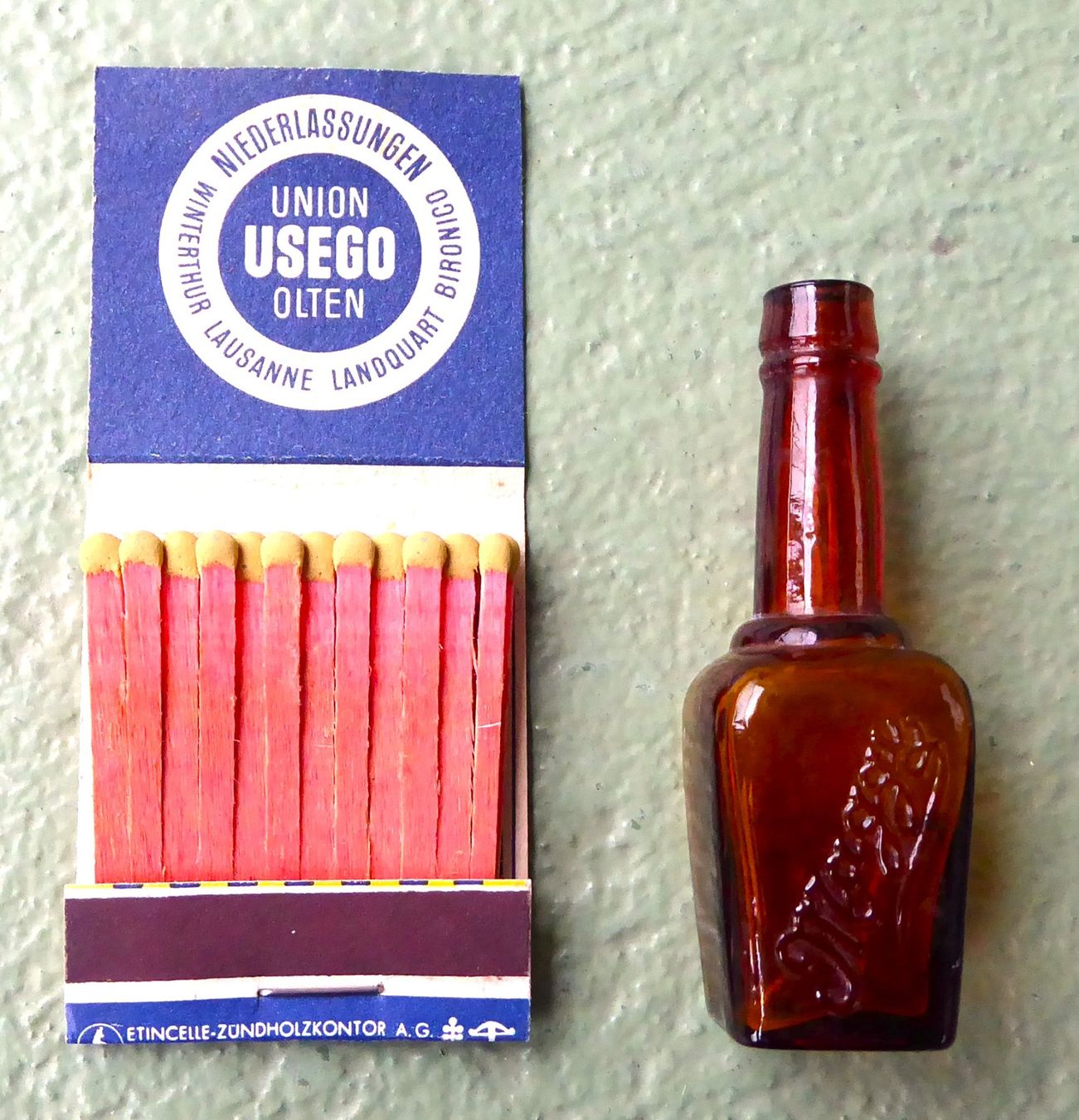 sehr seltene uralte MAGGI Flasche 1920 – kein Emailschild (Gebraucht ...