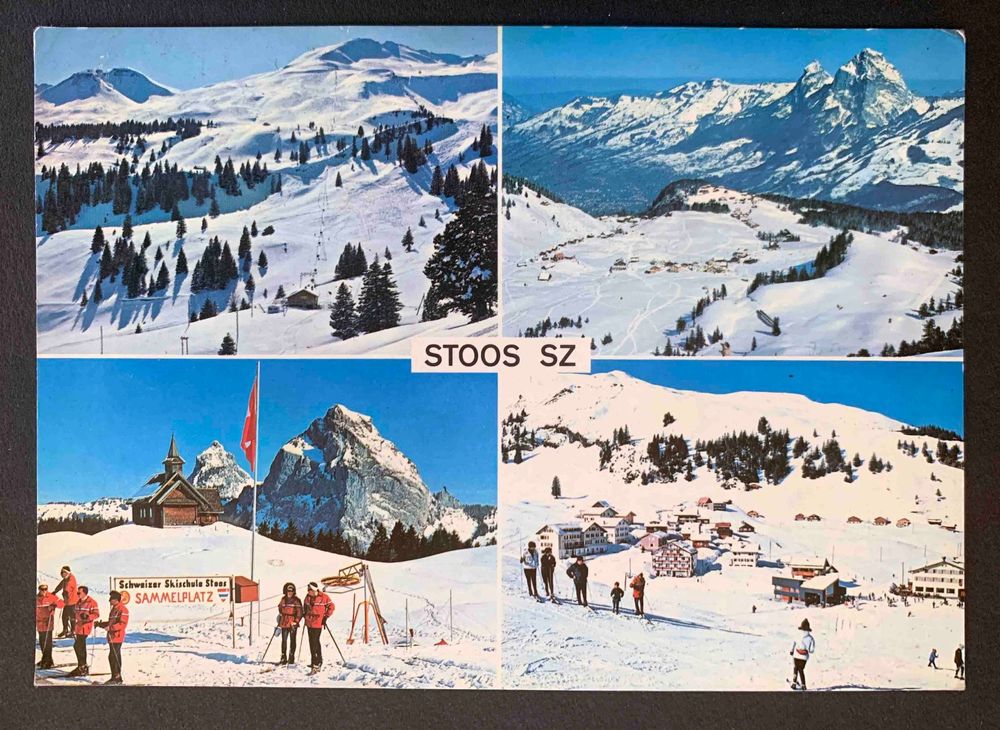 AK Stoos SZ 4 Bild Karte (Gebraucht) in Goldau für CHF 2 – mit Lieferung auf Ricardo kaufen