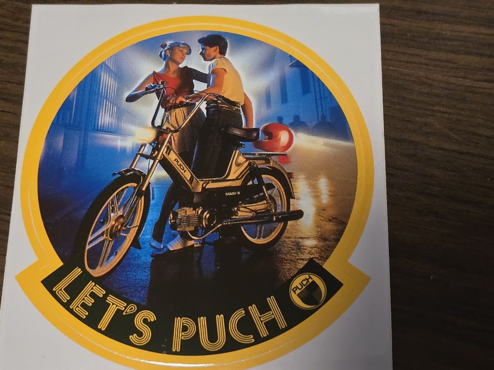 Vintage Puch Moped Sticker (Neu (gemäss Beschreibung)) in Baden für CHF ...
