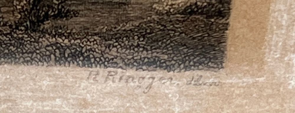 Rudolf Ringger ( 1841-1908 ) Radierung Handsigniert (Gebraucht) in Root ...