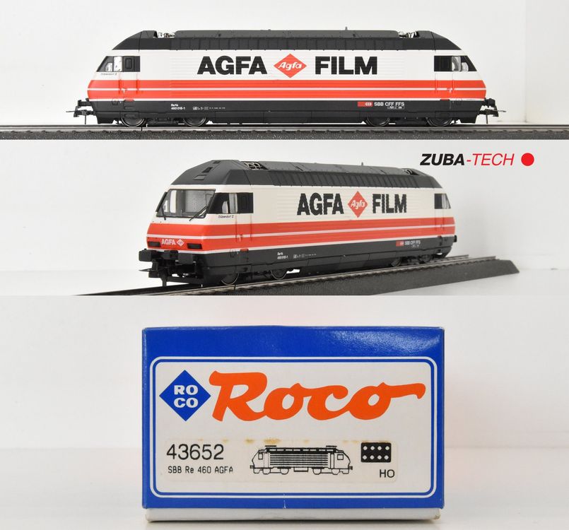 Roco 43652 E-Lok Re 460 AGFA SBB H0 GS Analog mit OVP (Gebraucht) in St. Gallen für CHF 63 – mit ...