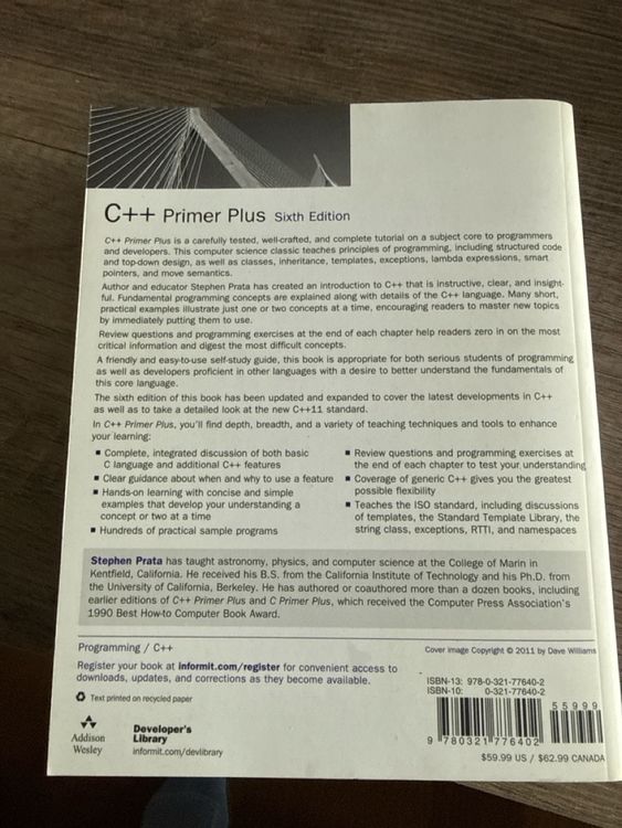 C++ Primer Plus, Sixth Edition (Neu und originalverpackt) in Root D4 ...