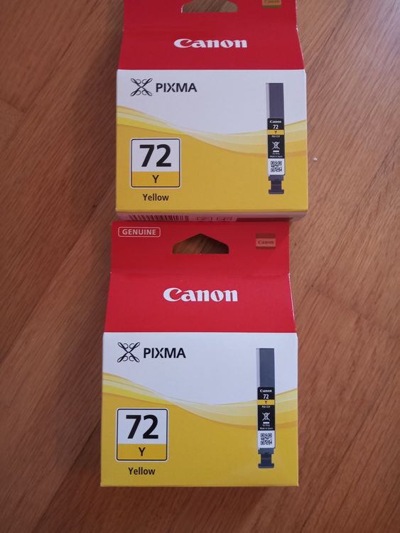 Tinte – Canon PIXMA Yellow Y 72 – 2 Tanks à 14 ml | Kaufen auf Ricardo