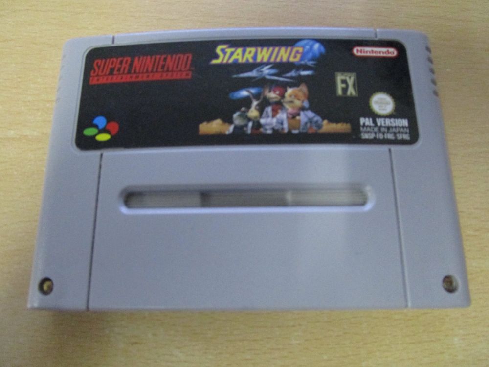Starwing Super Nintendo SNES Super NES Star Wing Star Fox (Gebraucht ...