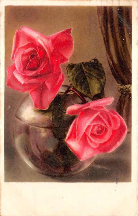 Vase mit Rosen | Kaufen auf Ricardo