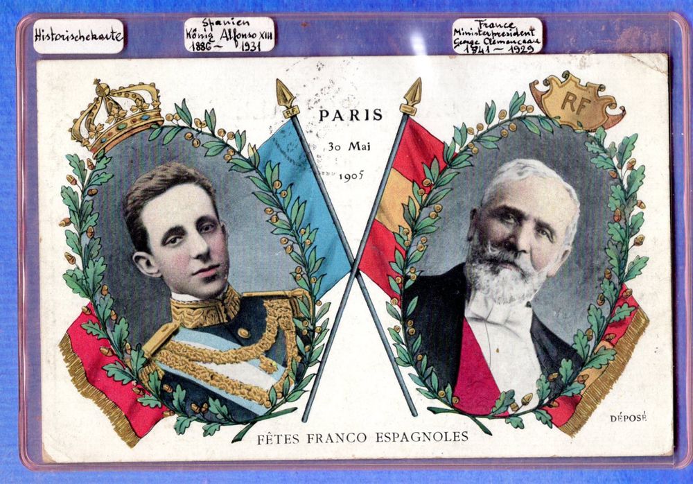 France-Spain alt postkarte selten (Gebraucht) in Leibstadt für CHF 18 ...