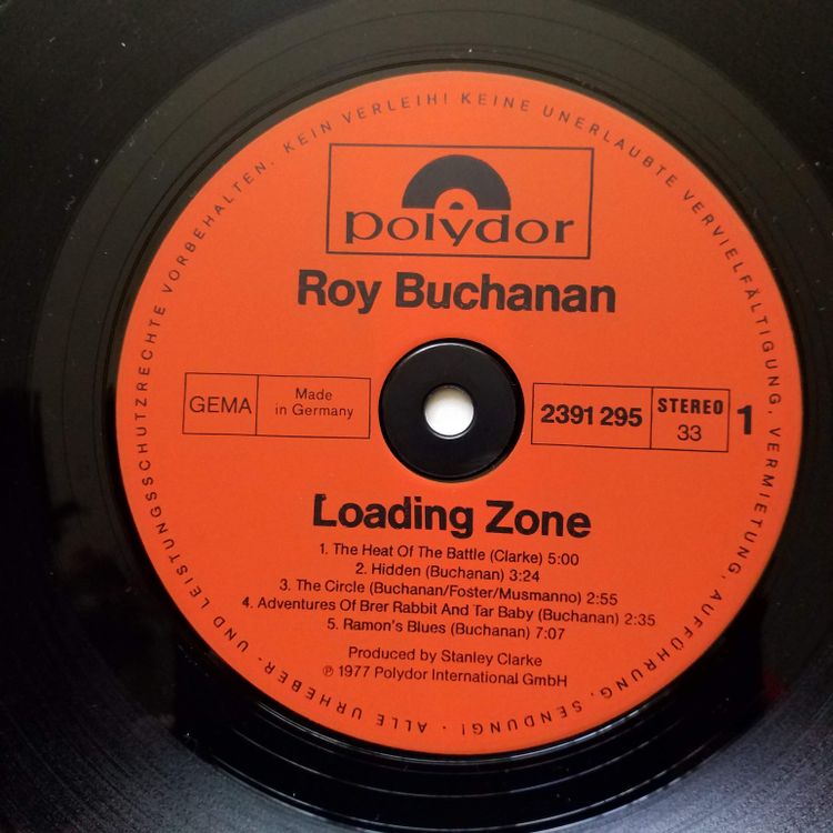ROY BUCHANAN, loading zone - 1st 1977 press - NEW - (Neu (gemäss Beschreibung)) in Yverdon-les ...