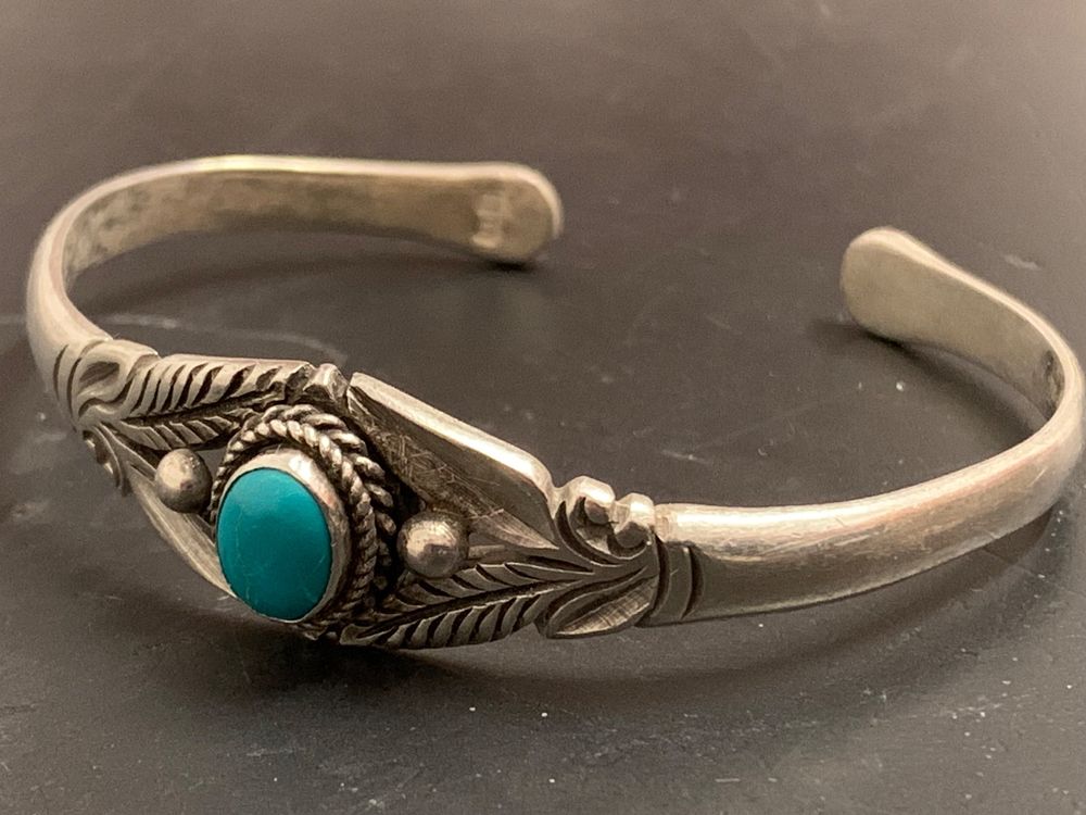 Armreif aus Silber mit Türkis (Gebraucht) in Murgenthal für CHF 37 – mit Lieferung auf Ricardo ...