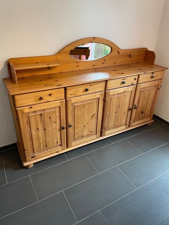 Buffet, Fichte mit Spiegel Aufsatz | Kaufen auf Ricardo