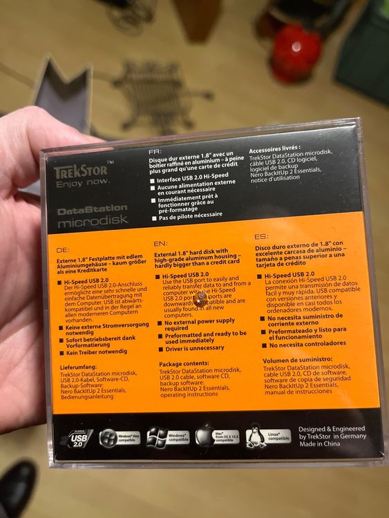 Trekstor DataStation MicroDisk 120GB (Neu (gemäss Beschreibung)) in für CHF 10 – mit Lieferung ...