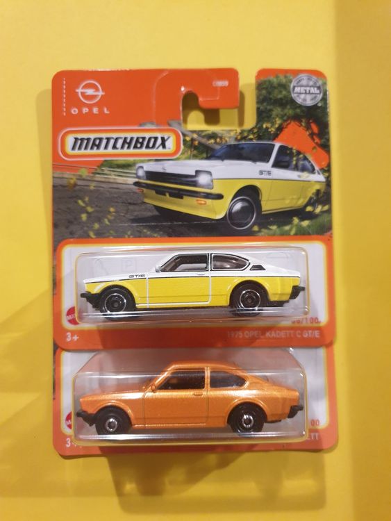 2 x Matchbox 1975 OPEL KADETT C GT/E | Kaufen auf Ricardo