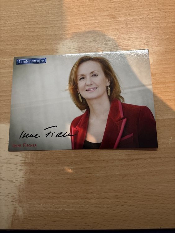 Autogrammkarte Irene Fischer "Lindenstrasse" signiert Top Zu (Neu (gemäss Beschreibung)) in ...