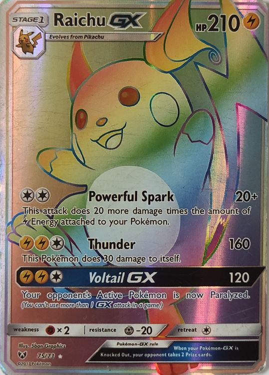 Raichu GX raimbow hp210 | Kaufen auf Ricardo