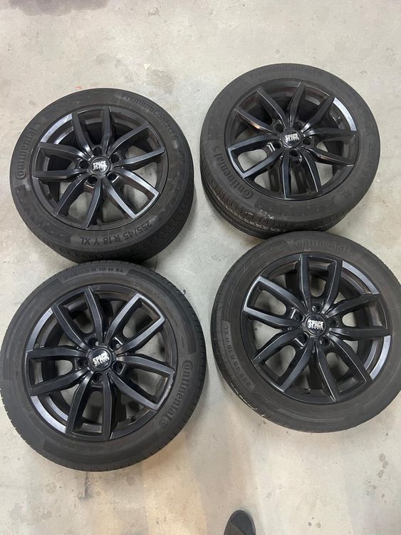 Space Wheels Alufelgen mit Continental (Gebraucht) in zürich für CHF ...