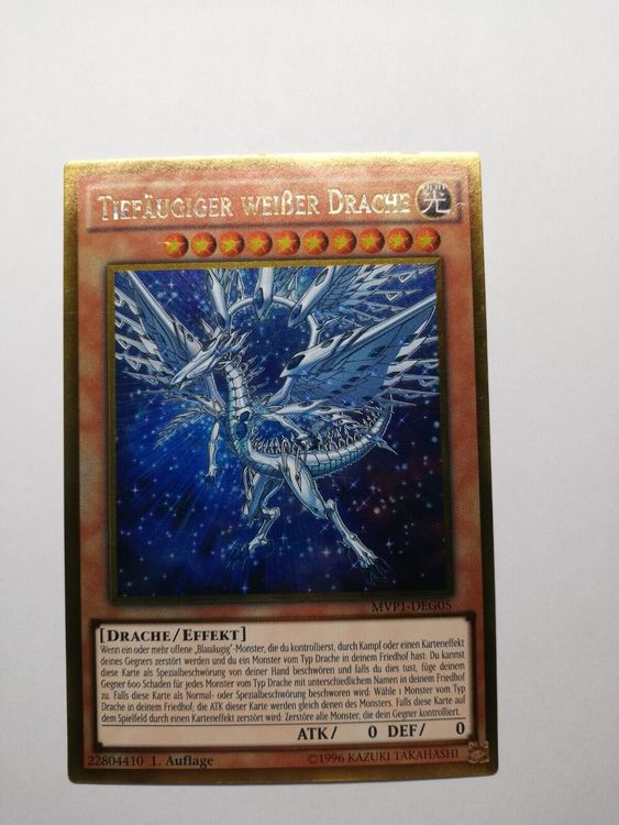 Yu-Gi-Oh! Tiefäugiger Weißer Drache MVP1-DEG05 1. Auflage Go | Kaufen ...