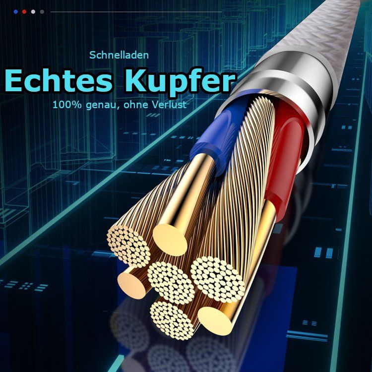 1m USB C Kabel Handy Ladekabel gesleevt Schnelladen (Neu und originalverpackt) in Hundwil für ...