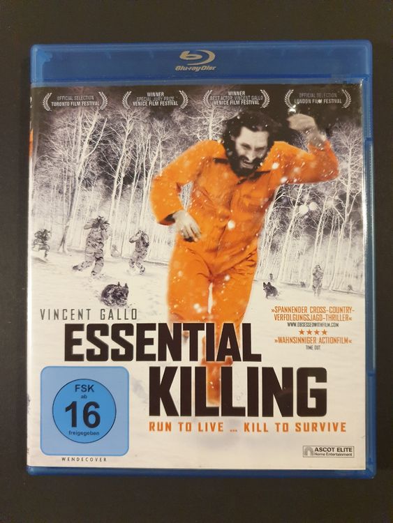 Essential Killing - Blu-ray, Thriller mit Vincent Gallo (Gebraucht) in ...
