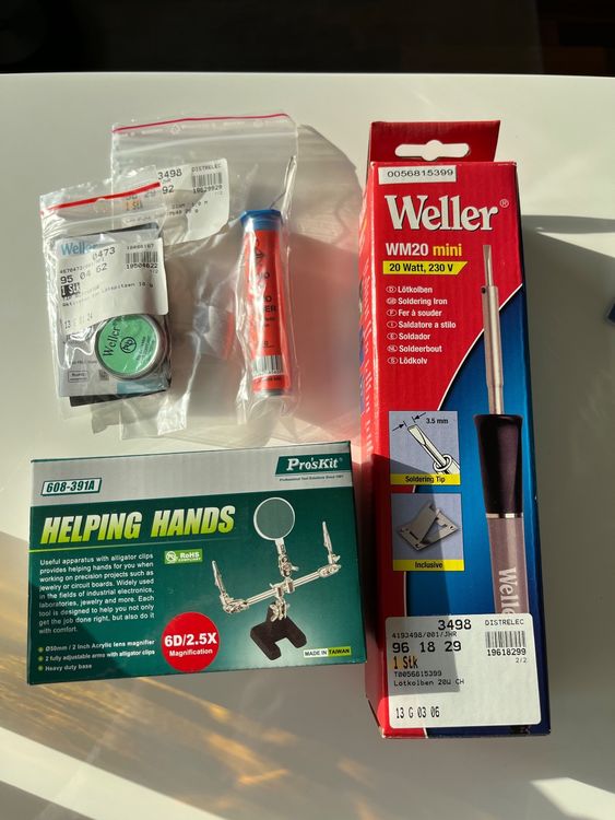 Welding set with three Velleman electronic hobby kits Weldin | Kaufen ...