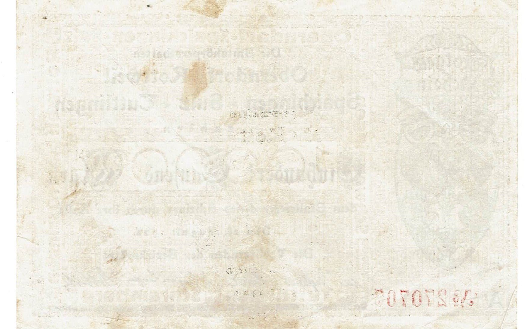 Oberndorf 100000 Mark 28.08.1923 VZ-VZ+ (Gebraucht) in Steffisburg für ...