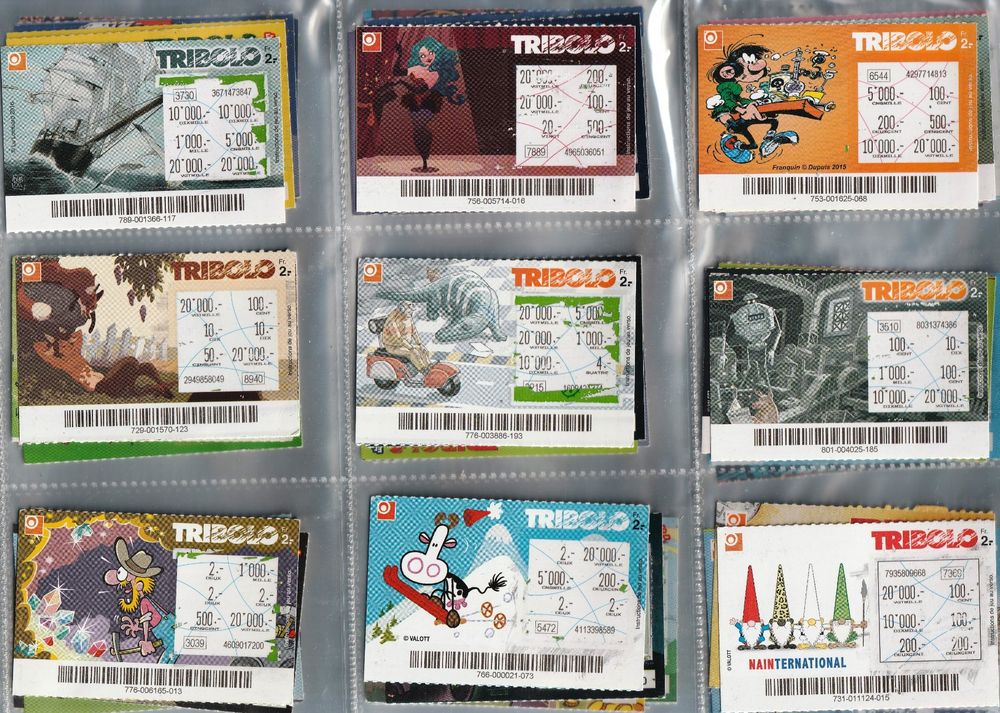 Classeur 175 Tribolo usagés différents pour collectionneur | Kaufen auf ...