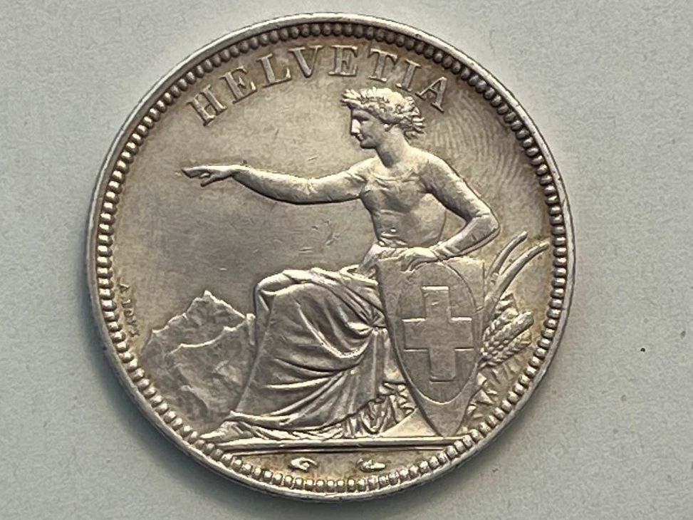 5 Franken 1850 A, Vorzüglich!!! (Gebraucht) in Tägerwilen für CHF 442 – mit Lieferung auf ...