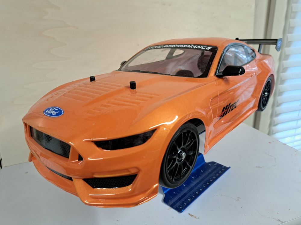 Tamiya Ford Mustang mit TT 02 Chassis / Neuwertig (Neu (gemäss ...