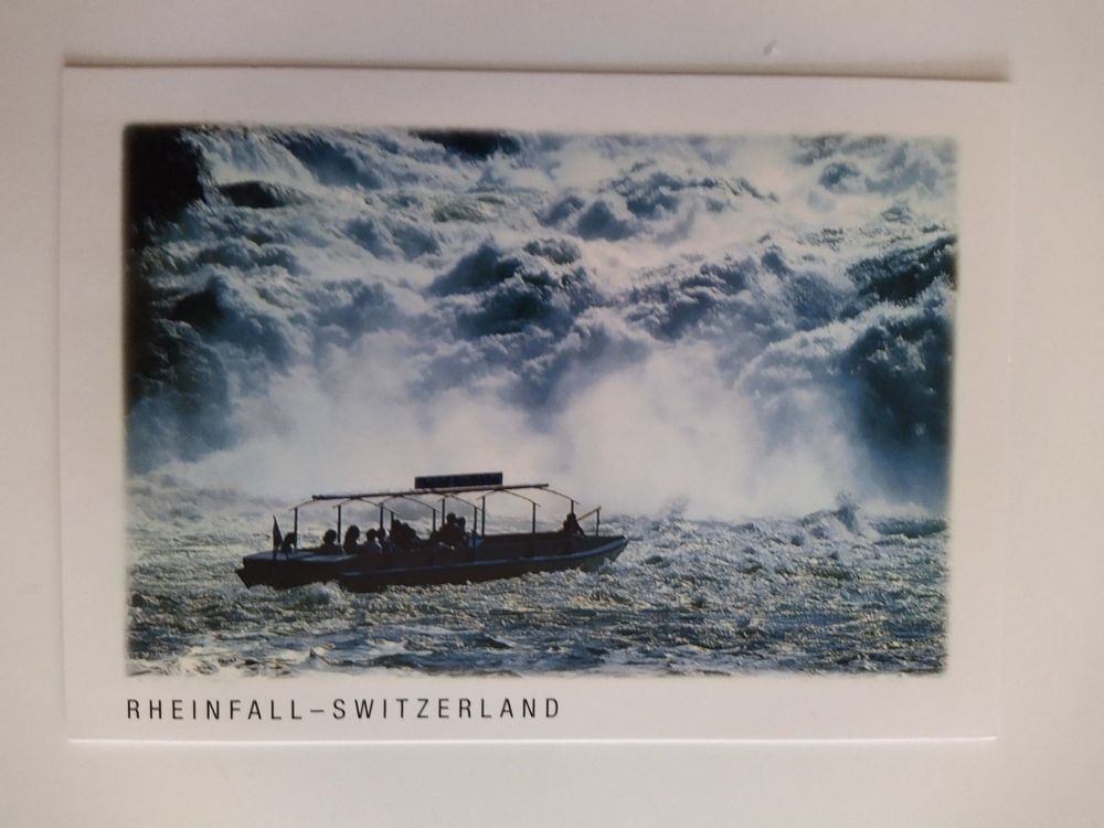 Schiff Rheinfall Schaffhausen Boot Wasserfall Schweiz ... (Gebraucht) in Ohmstal für CHF 1 – mit ...