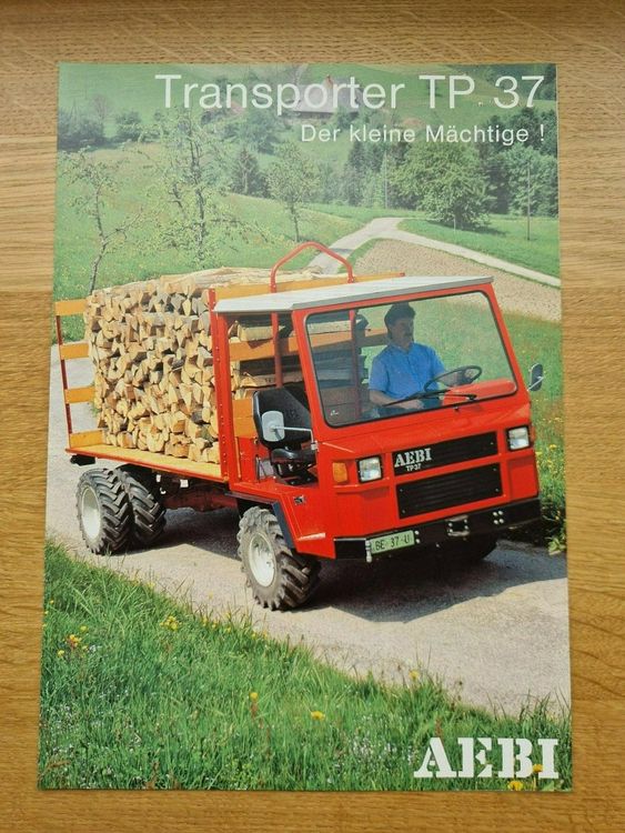 Original Prospekt Aebi Transporter TP37 (Gebraucht) in Dürnten für CHF 44 – mit Lieferung auf ...