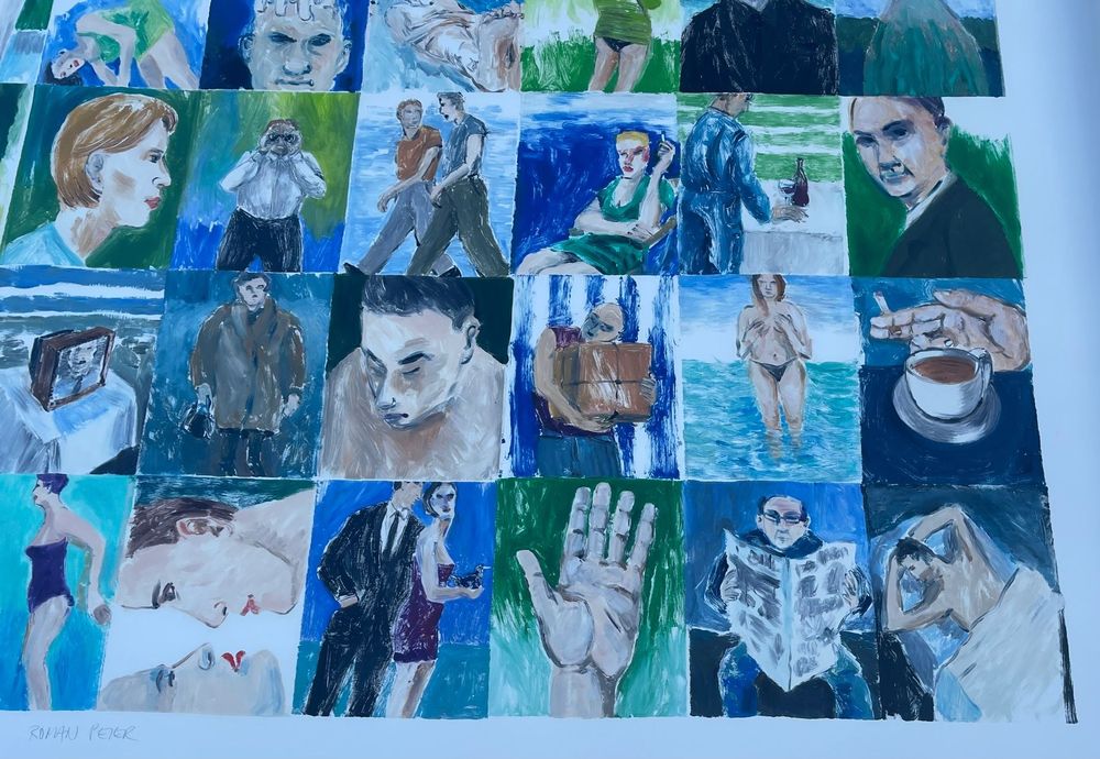 Roman Peter (1952) grosses Gemälde (Gebraucht) in Root für CHF 1410 ...