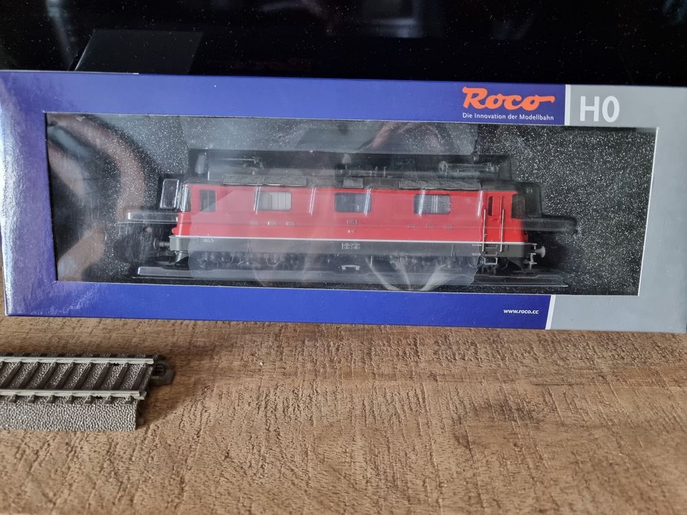 Roco 73370 SBB CFF Re 4/4 II rot 11193 Digital Sound Zimo DC (Gebraucht ...