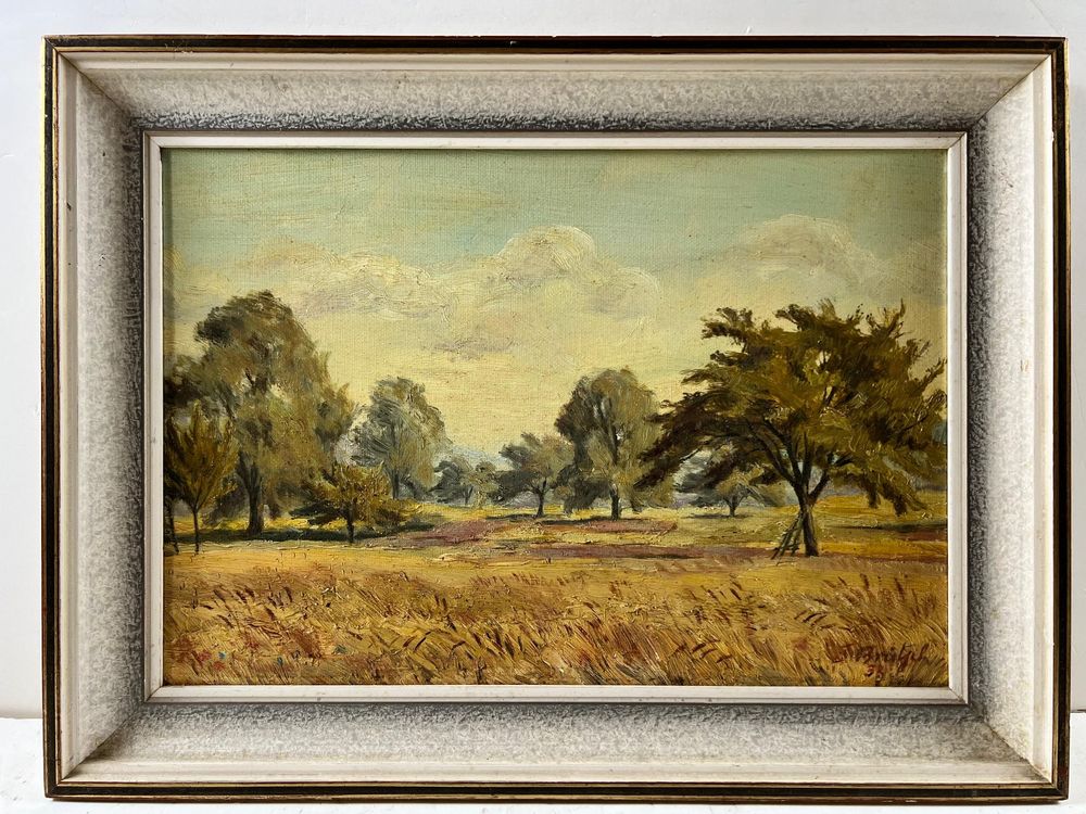 Landschaft Gemälde Signiert Datiert. | Kaufen auf Ricardo