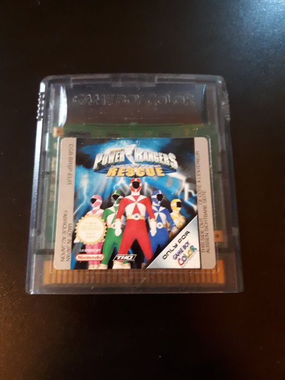 Nintendo Gameboy Color GBC - Power Rangers - EUR Modul - DE (Gebraucht ...